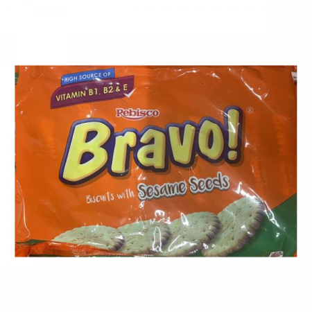 Rebisco Bravo! Biscuit with Sesame Seeds 10 packs 30g - Almere Pinoy Store