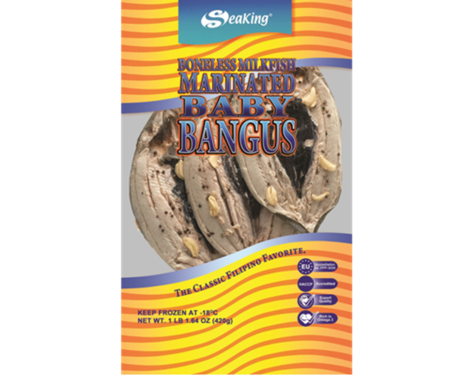 Seaking Boneless Baby Milkfish Bangus Marinated 420g - Almere Pinoy Store