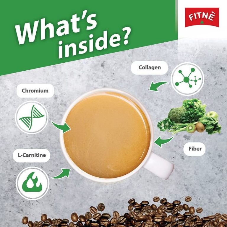 Fitne Instant Coffee Mix with Fiber and Collagen 160g - Almere Pinoy Store