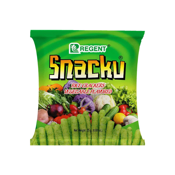 Regent Snacku Rice Crackers Vegetable Flavored 60g - Almere Pinoy Store