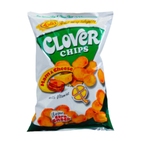 Leslie's Clover Chips Ham & Cheese 85g - Almere Pinoy Store