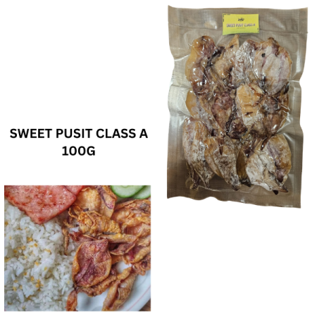 Dried Squid / Sweet Pusit Class A 100g - Almere Pinoy Store