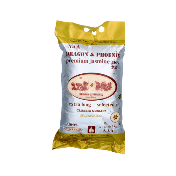 Jasmine Premium Rice 5kg Dragon & Phoenix's Cambodian - Almere Pinoy Store
