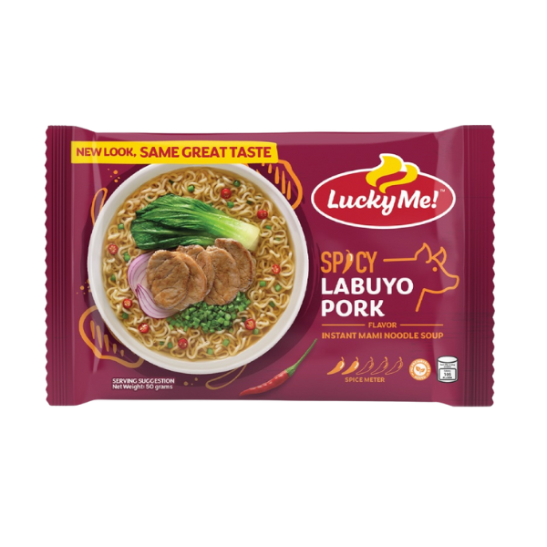 Lucky Me! Instant Noodles Spicy Labuyo Pork 50g - Almere Pinoy Store